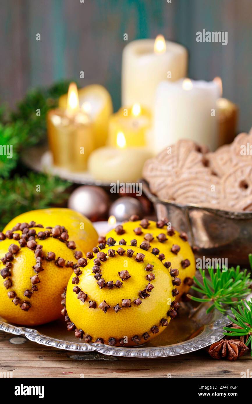 Orange pomander hi-res stock photography and images - Alamy