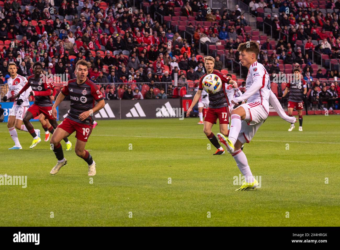 Toronto, ON, Canada - April 20, 2024: Esmir Bajraktarevic #47 forward ...