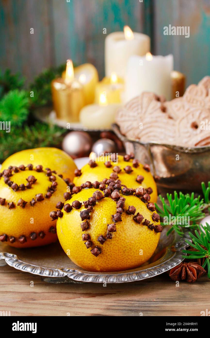 Orange pomander hi-res stock photography and images - Alamy