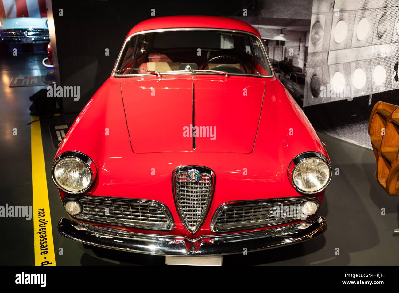 Turin, Italy - 11 november 2023: Car Museum. Alfa Romeo Giulietta ...