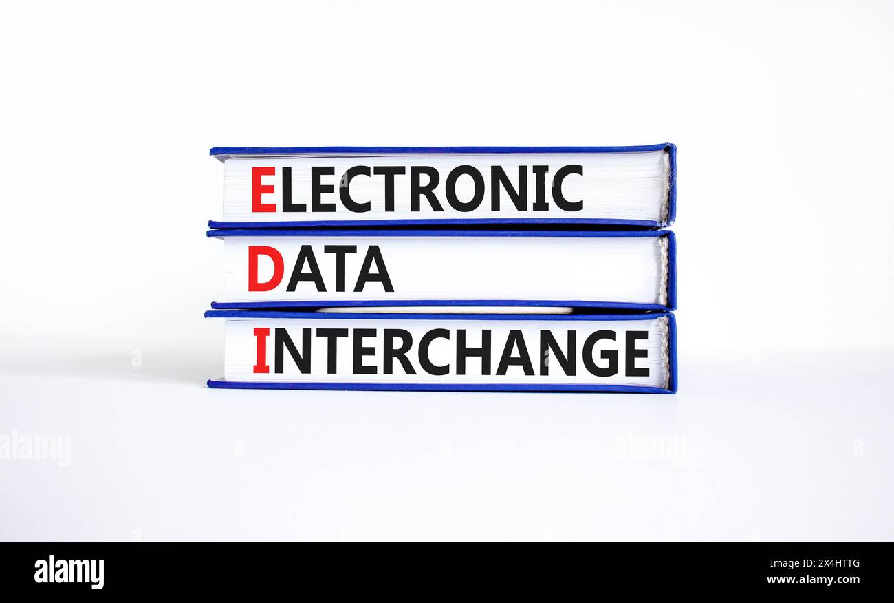 EDI electronic data interchange symbol. Concept words EDI electronic ...