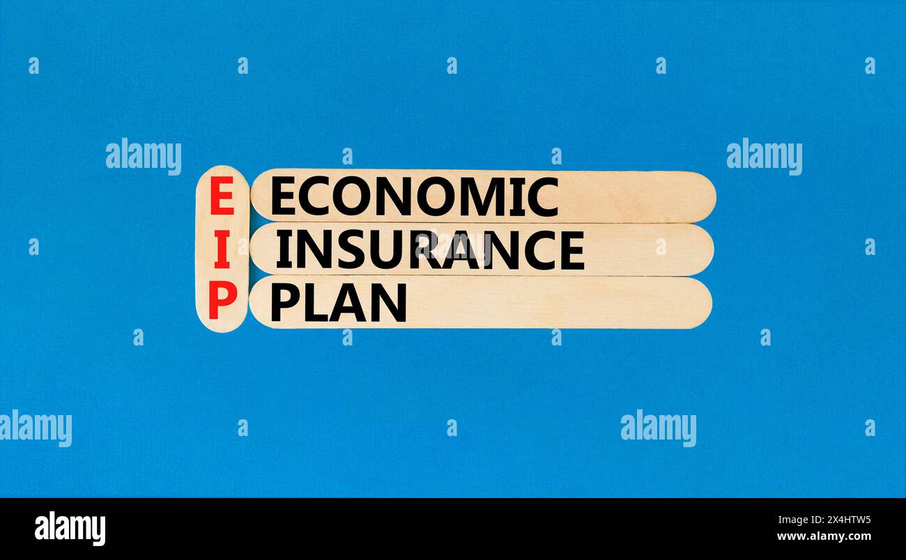 EIP economic insurance plan symbol. Concept words EIP economic ...