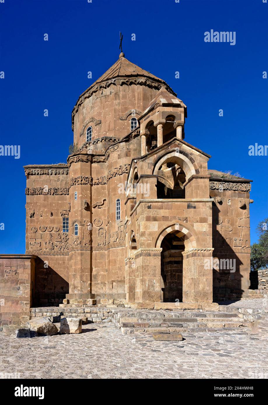 10th century Akdamar Armenian Church of the Holy Cross, Akdamar Island ...