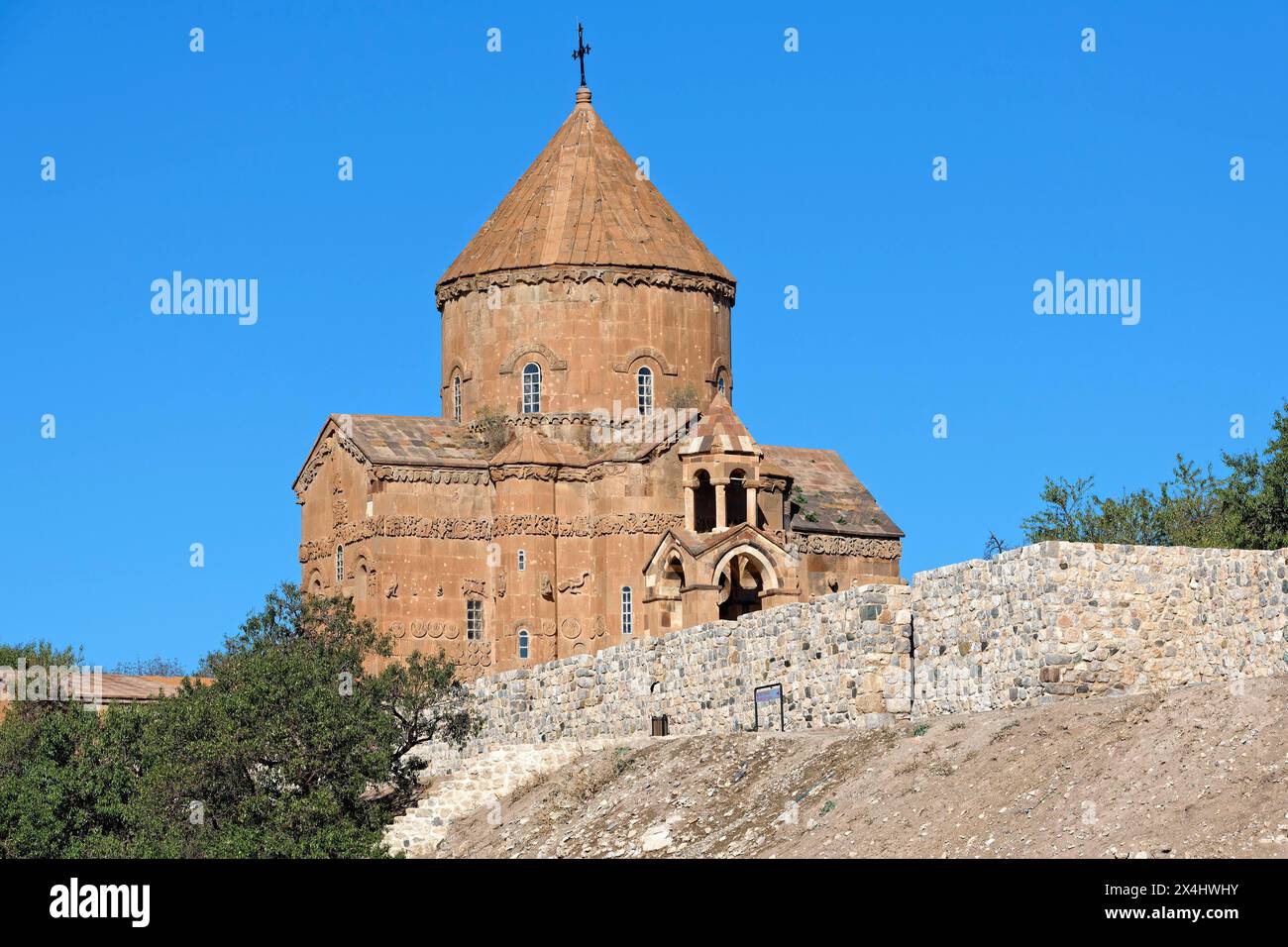 10th century Akdamar Armenian Church of the Holy Cross, Akdamar Island ...