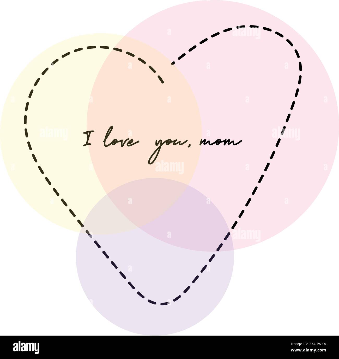 Mum i love you Stock Vector Images - Alamy