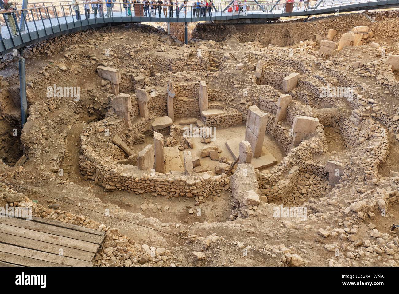 Gobekli Tepe neolithic archaeological site dating from 10 millennium BC ...