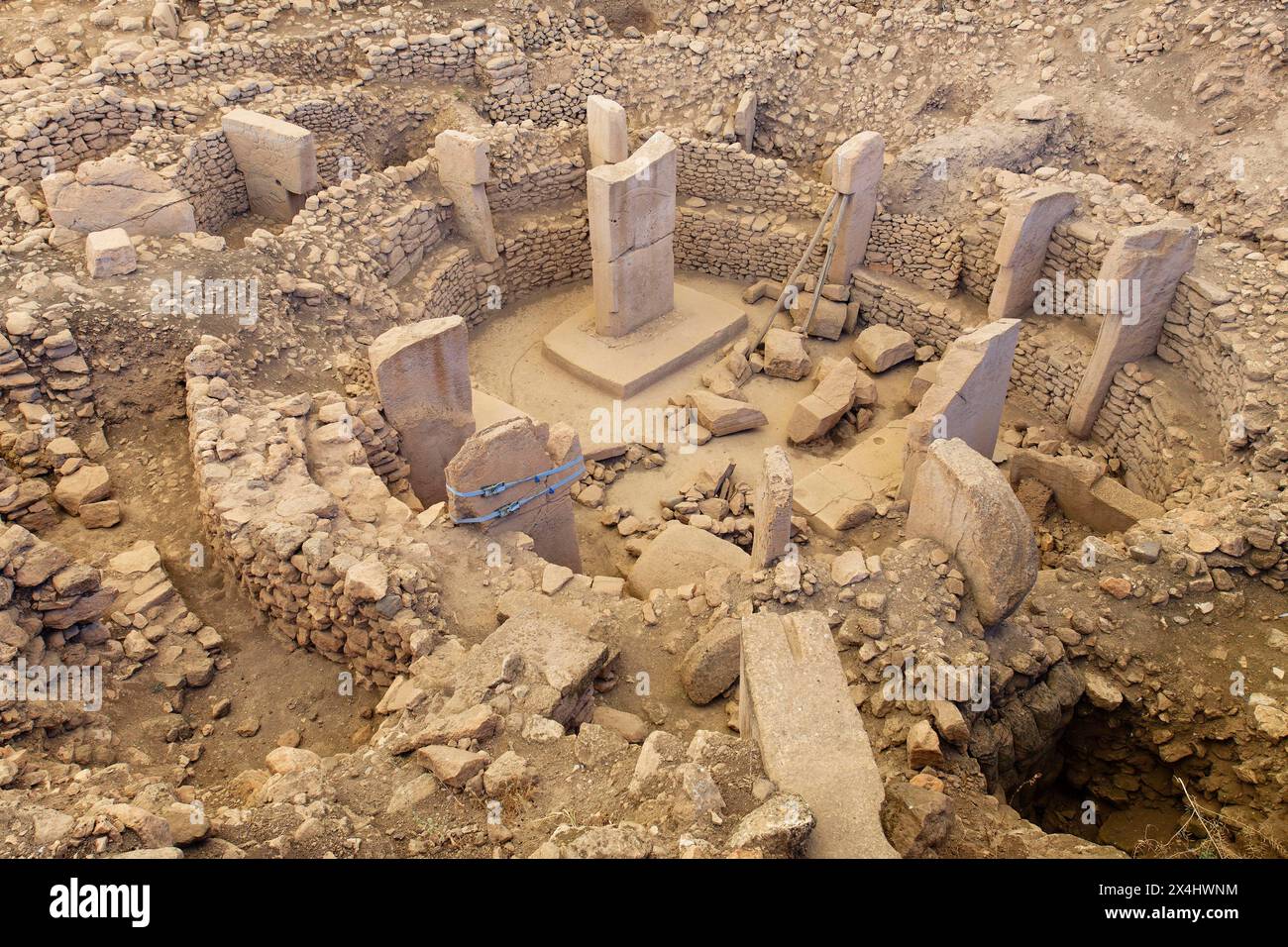 Gobekli Tepe neolithic archaeological site dating from 10 millennium BC ...