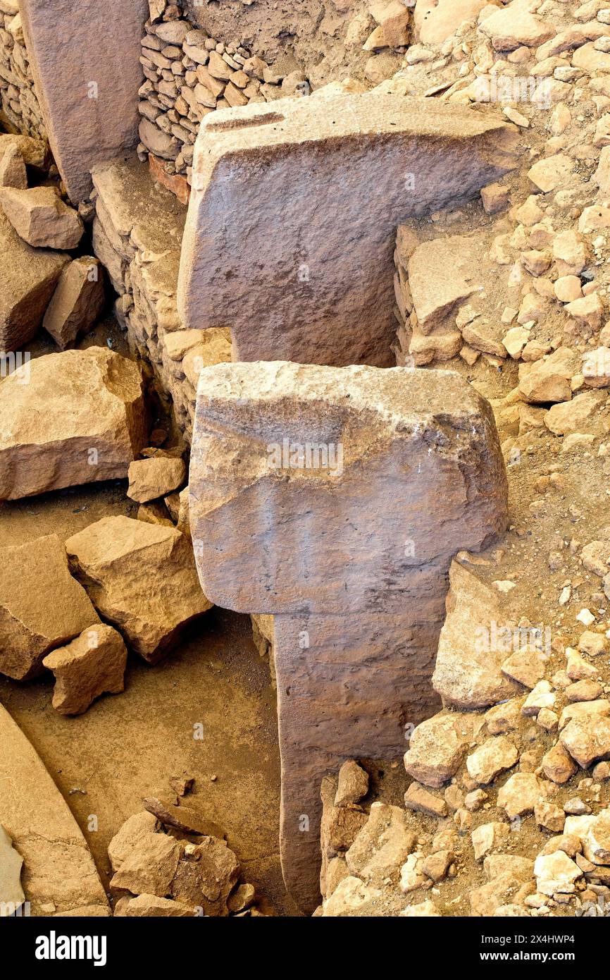 Gobekli Tepe neolithic archaeological site dating from 10 millennium BC ...
