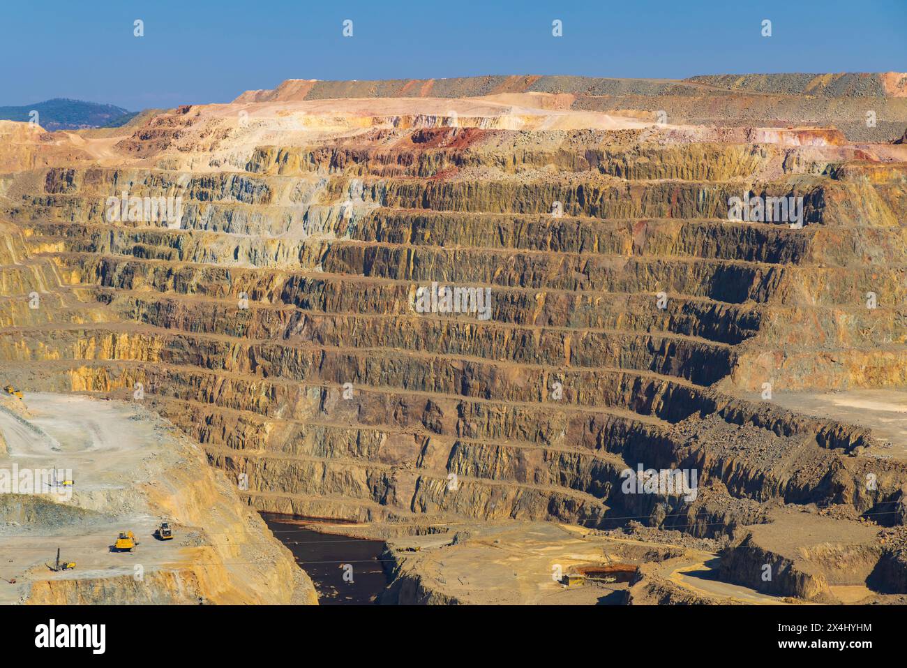 Oldest copper mines in the world, Minas de Riotinto, Spain Stock Photo ...