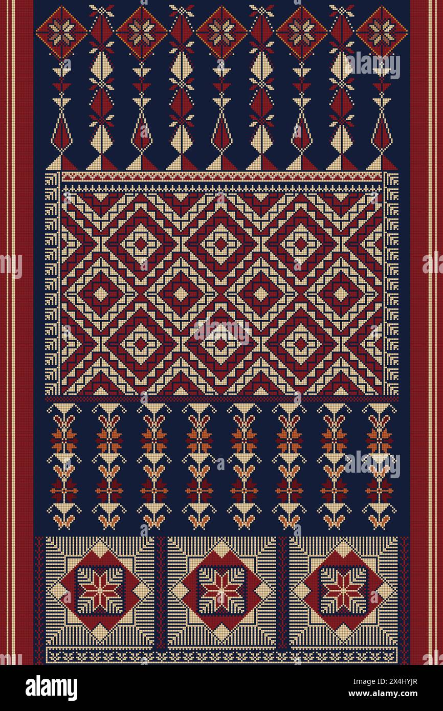 Traditional palestinian pattern hi-res stock photography and images - Alamy