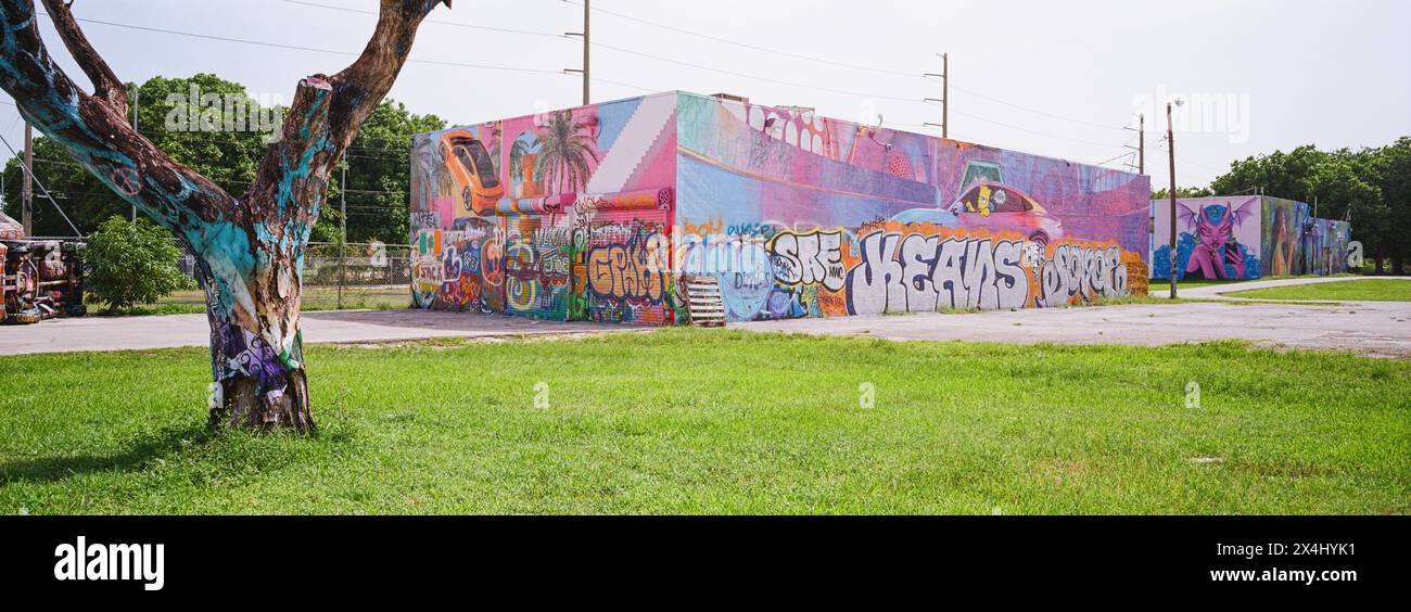 Wynwood Walls Graffiti, 2280 NW 5th Ave, Wynwood, Miami, Florida, USA ...