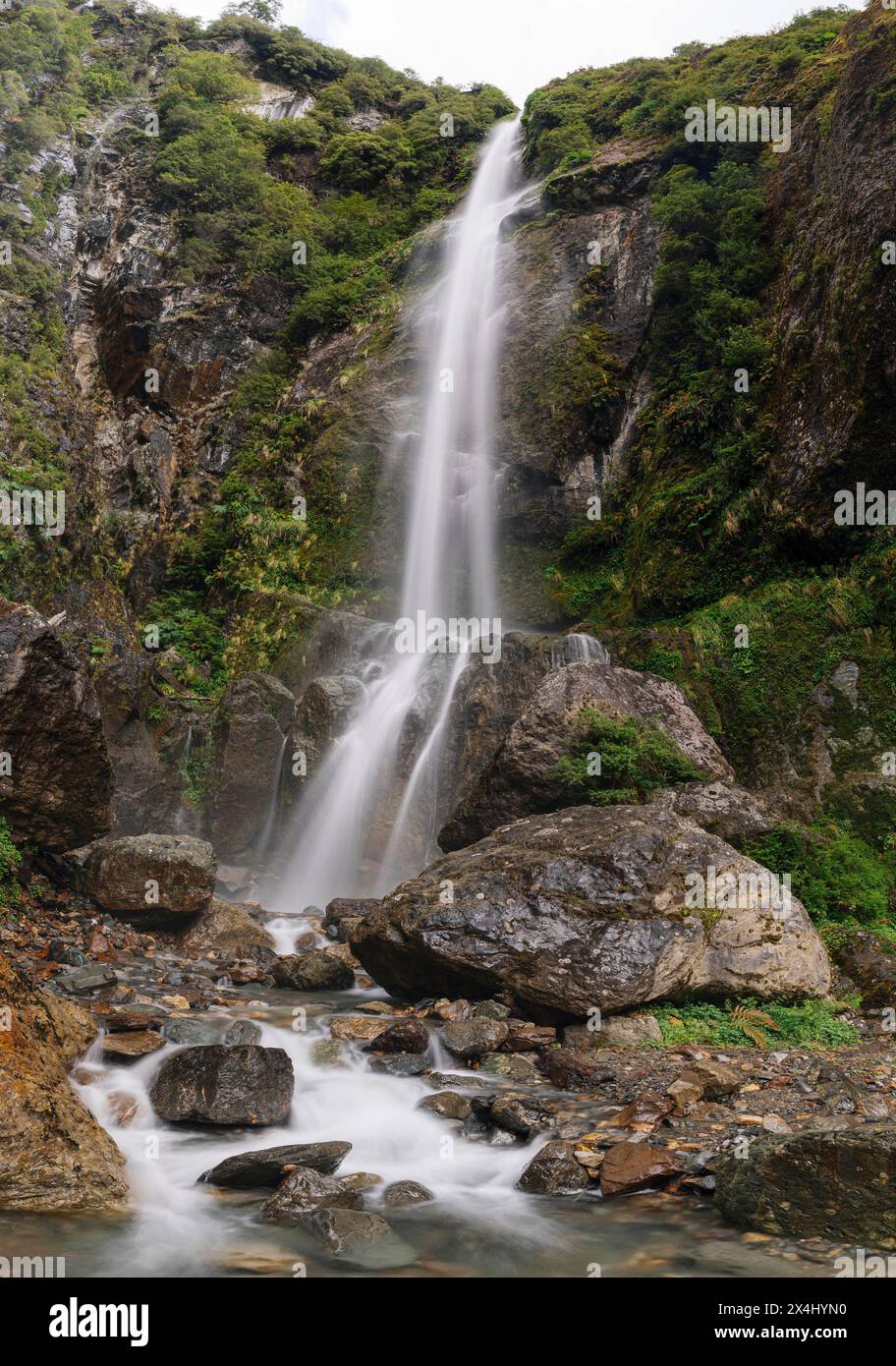 El Condor Falls, El Lobo, Carretera Austral, Cisnes, Aysen, Chile Stock ...