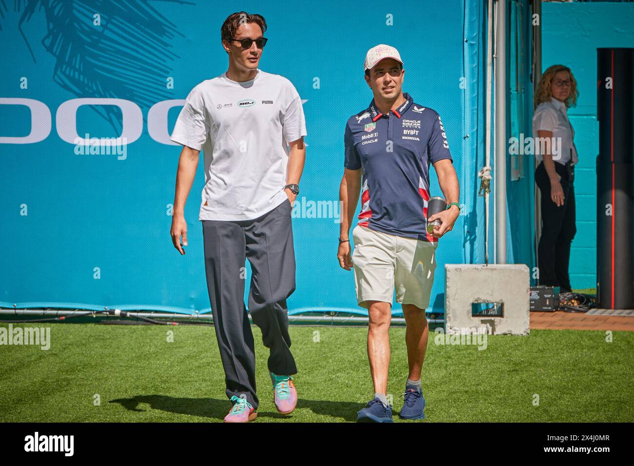 Miami Gardens, FL, USA. 3rd May 2023. 63 George Russell (GBR) Mercedes ...