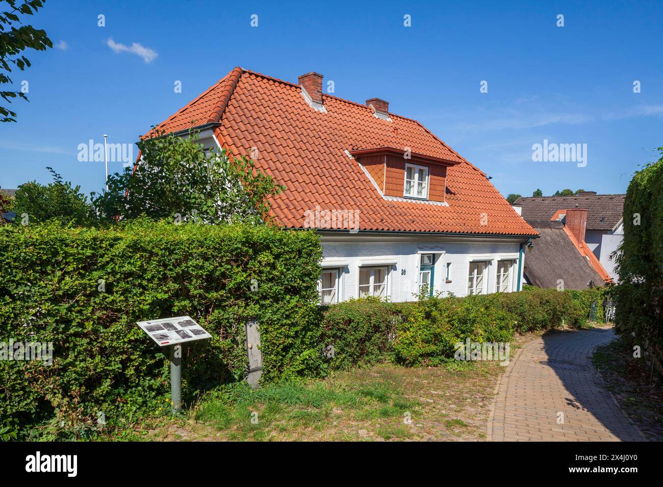 Villas in the Treppenviertel, residential building, Blankenese district ...
