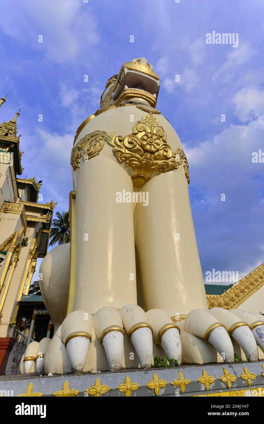 Entrance area, Shwedagon Pagoda, Yangon, Myanmar, Asia, close-up of the ...