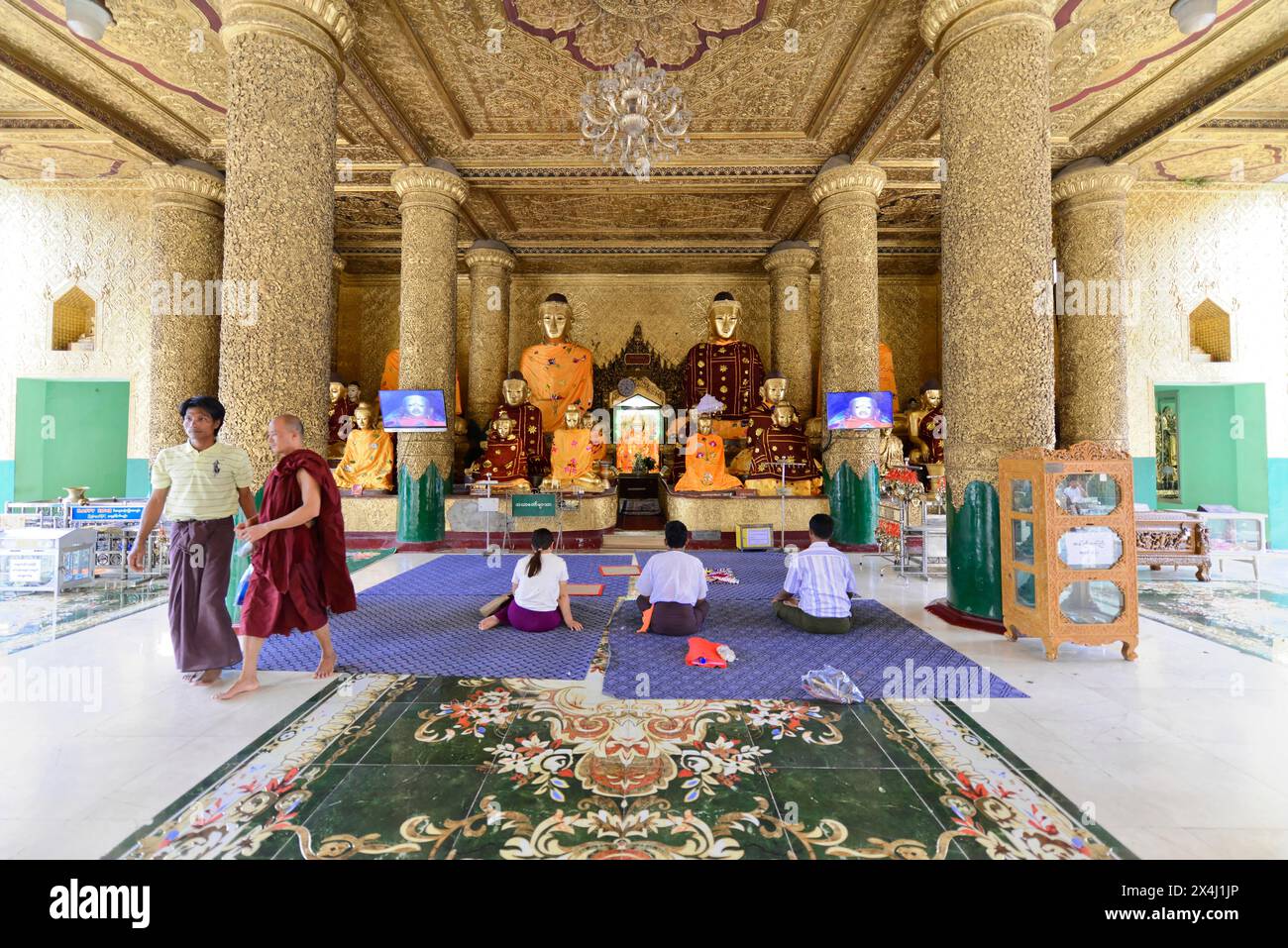 Shwedagon Pagoda Interior