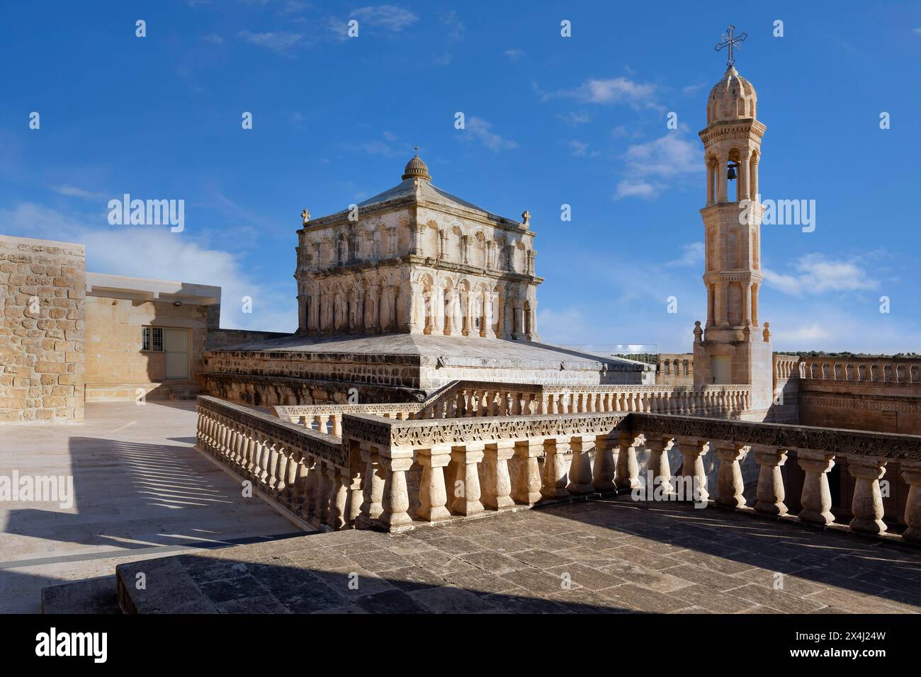 Syrian Orthodox Meyrien Ana Monastery and Church, Mardin, Turkey, Asia ...