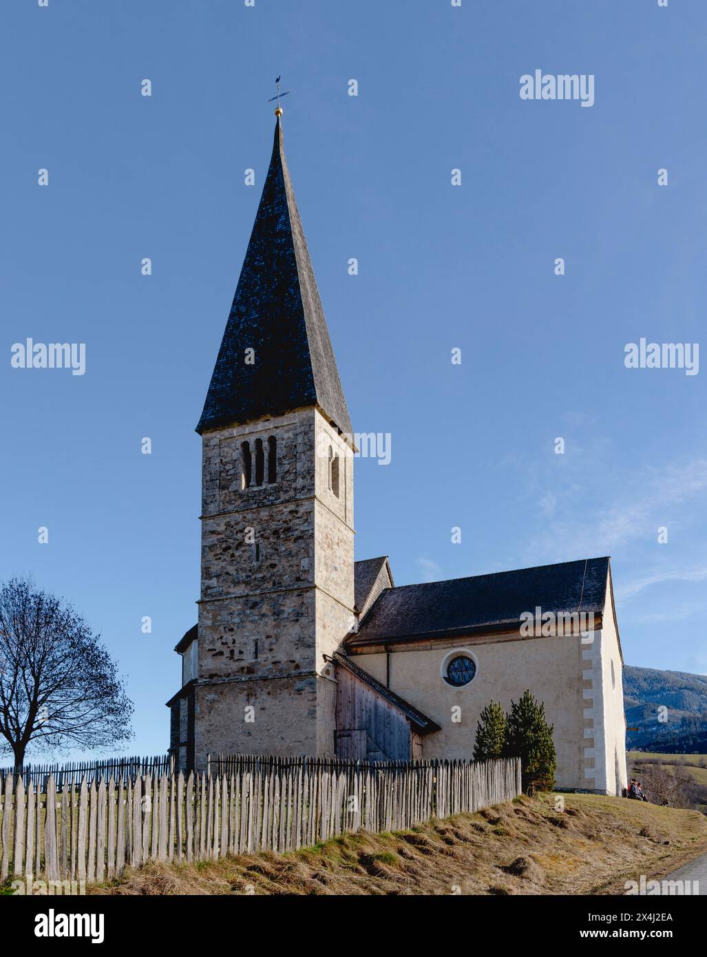 St Primus Church, Bischofshofen, UNESCO Ore of the Alps Geopark Stock ...