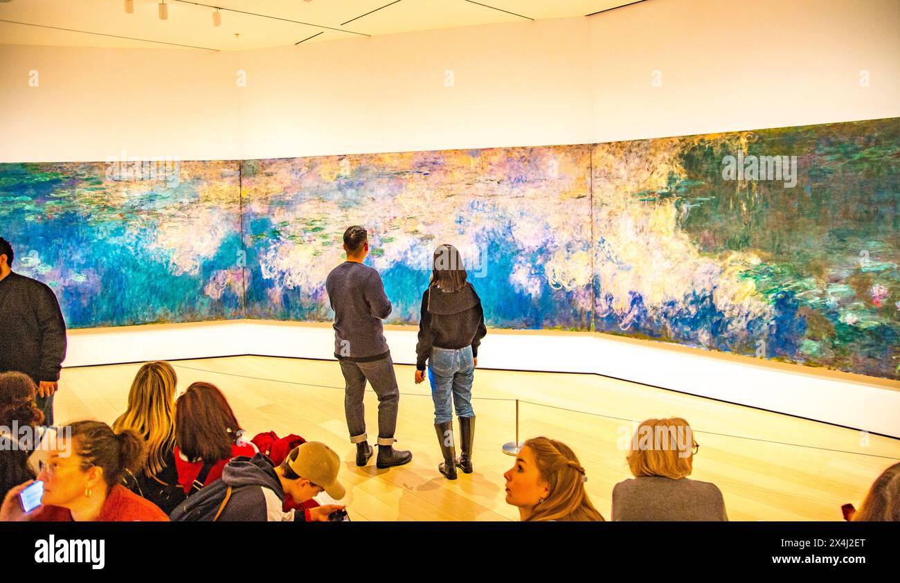 Water Lilies, painting by Claude Monet, Museum of Modern Art MoMa ...