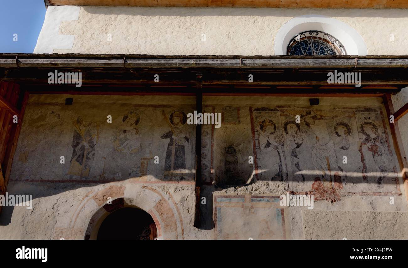 St Primus Church, Bischofshofen, UNESCO Ore of the Alps Geopark Stock ...
