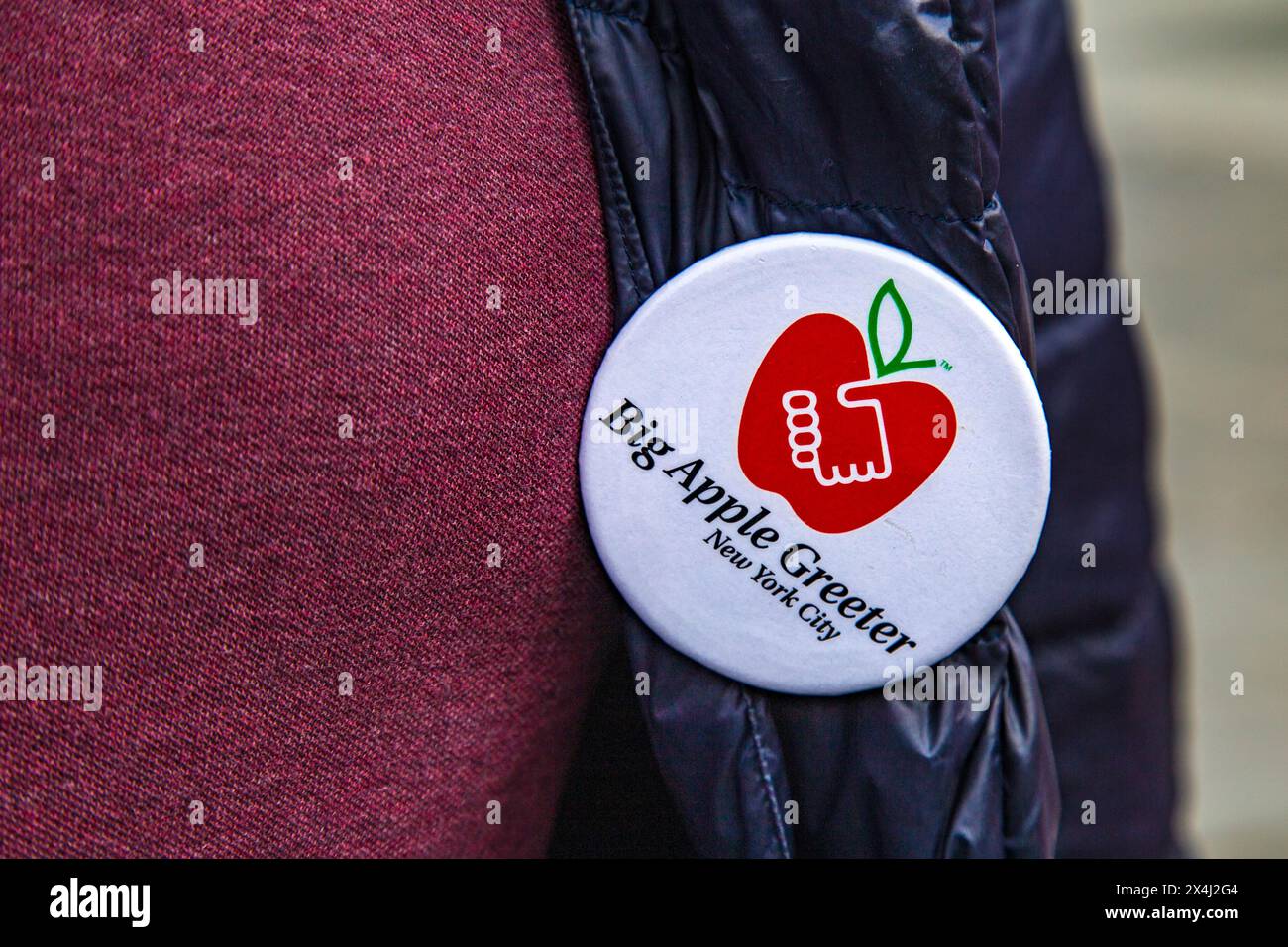 Plaque of the Big Apple Greeter. The Big Apple Greeters are a voluntary ...