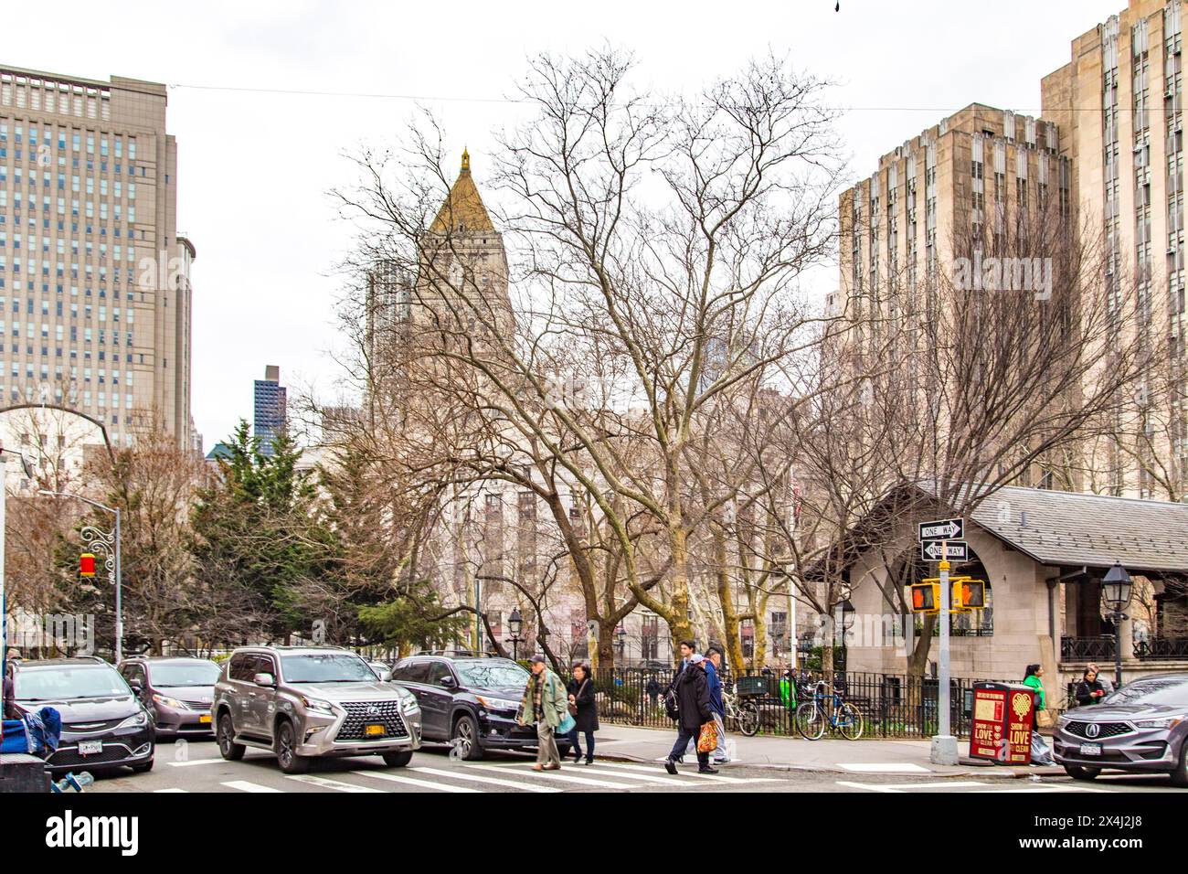 Columbus Park, Lower Manhattan, Manhattan, New York City Stock Photo ...