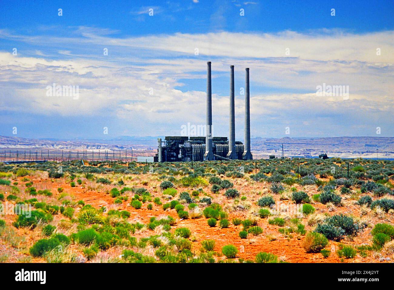 Navajo Generating Station, US coal-fired power plant on the Navajo ...