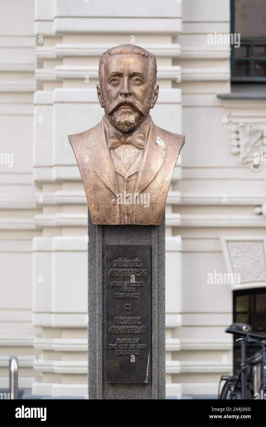 Memorial to George Armitstead, German-Baltic engineer and entrepreneur ...