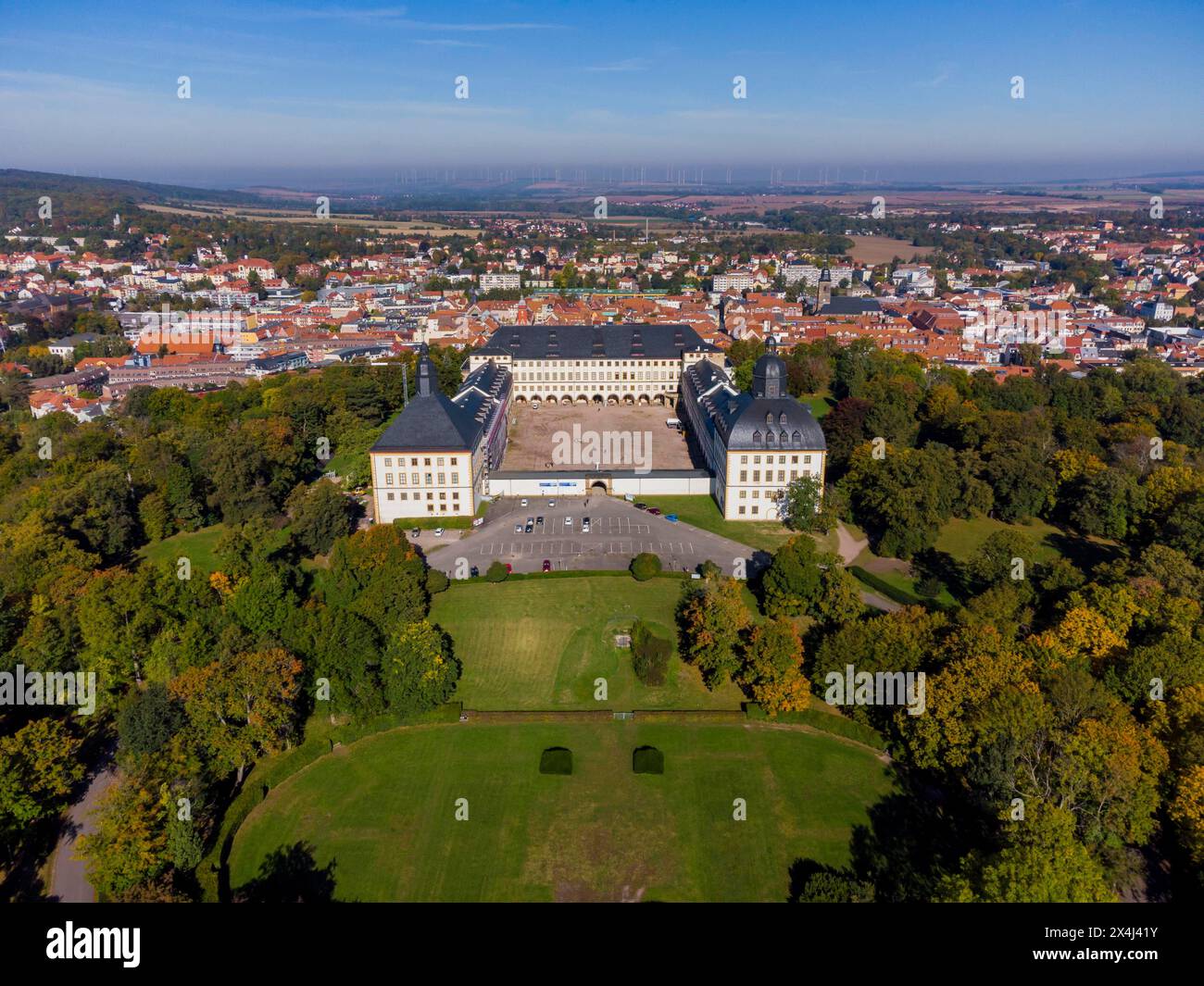 Gotha Ducal Museum in the Palace Park, Gotha, Thuringia, Germany Stock ...