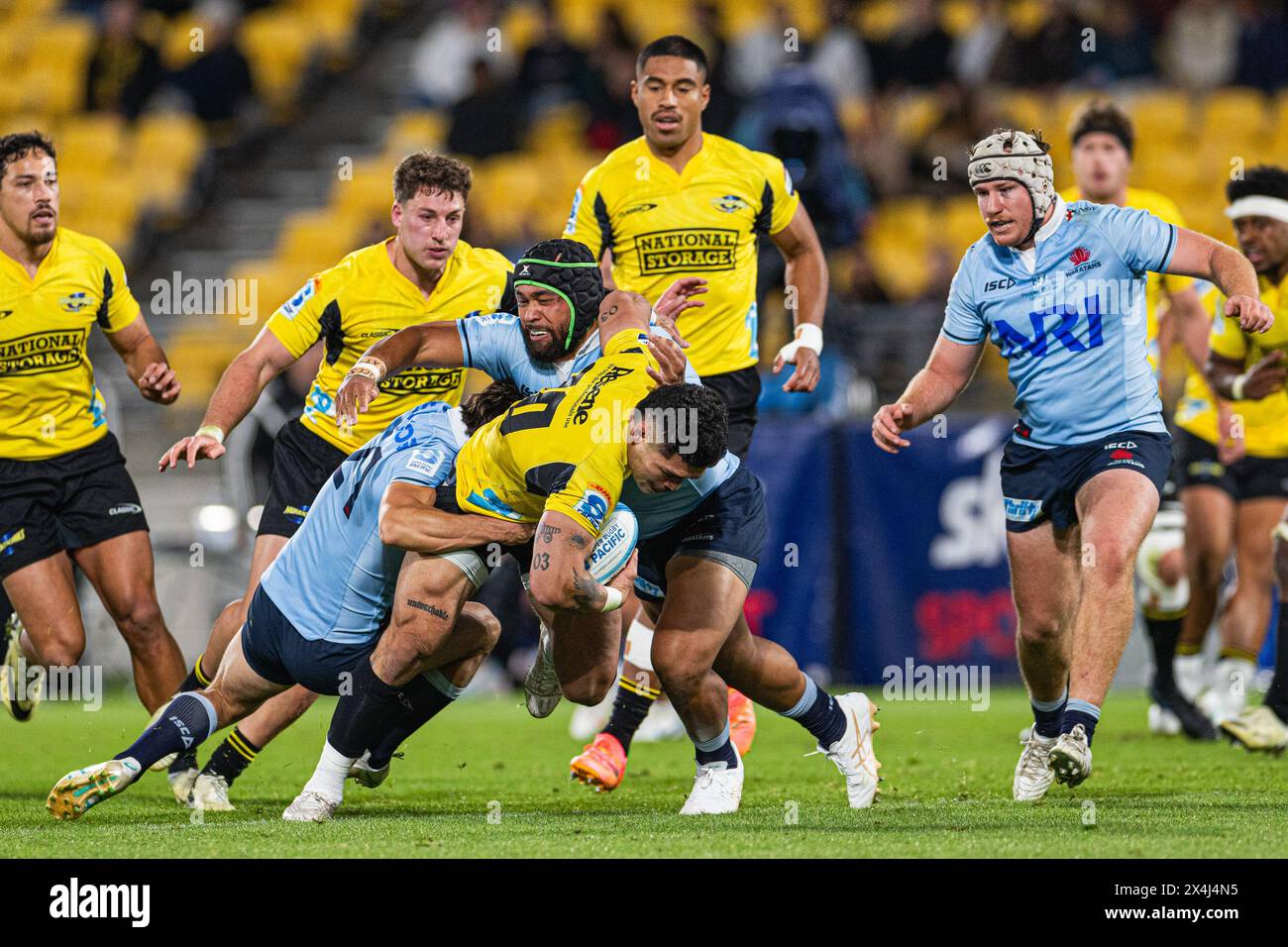 Wellington, New Zealand, 3 May, 2024. Du'Plessis Kirifi of the ...