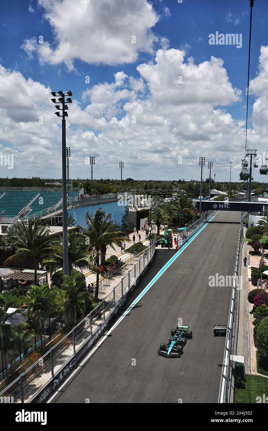 Miami, USA. 03rd May, 2024. Lance Stroll (CDN) Aston Martin F1 Team ...