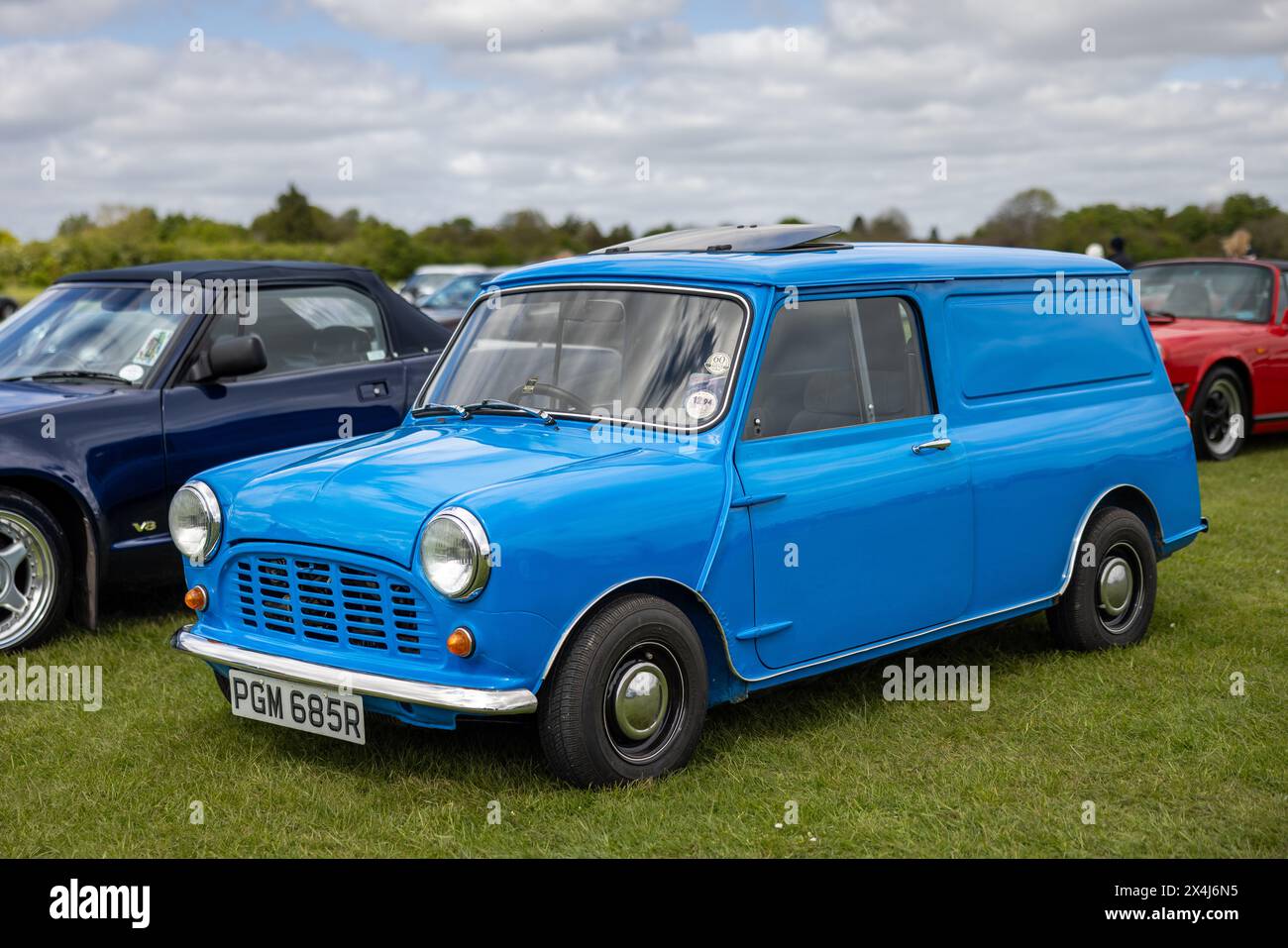 1977 British Leyland Mini 850, on display at the April Scramble held at ...