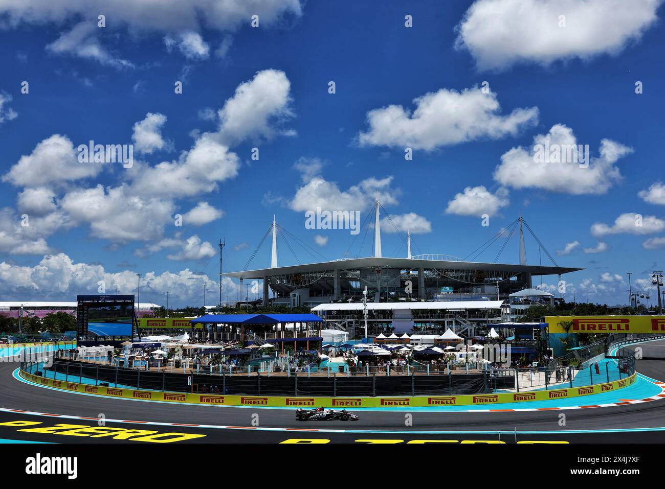 Miami, USA. 03rd May, 2024. Kevin Magnussen (DEN) Haas VF-24. 03.05. ...