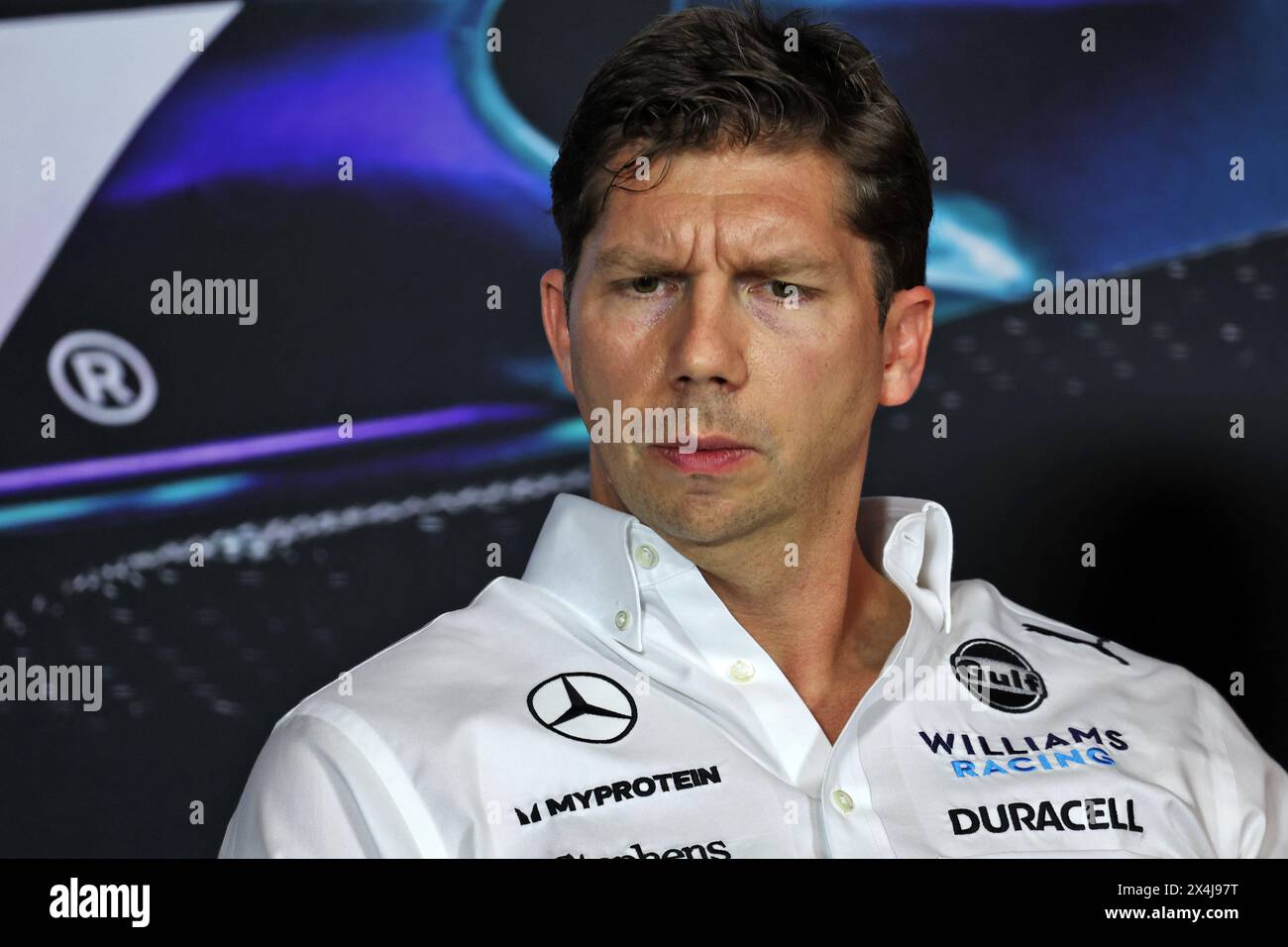Miami, USA. 03rd May, 2024. James Vowles (GBR) Williams Racing Team ...