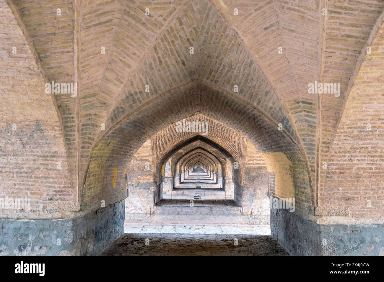 Admire the stunning perspective view through the continuous arches of ...