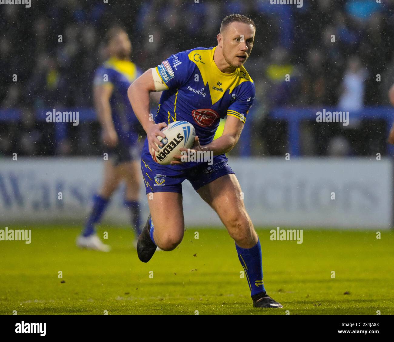 Ben Currie of Warrington Wolves during the Betfred Super League Round ...