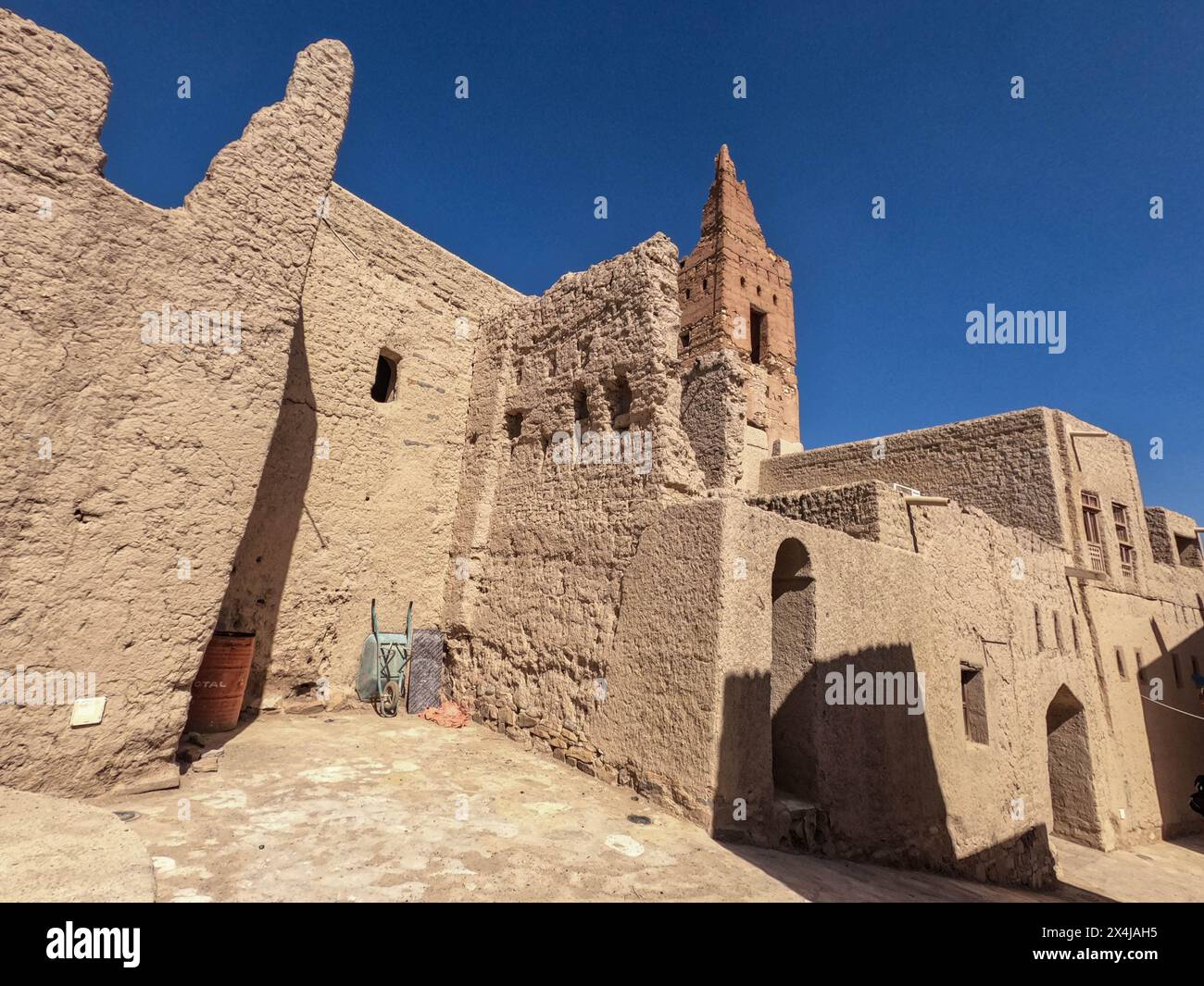 The ruined old village of Harat al Bilad, Manah, Oman Stock Photo - Alamy