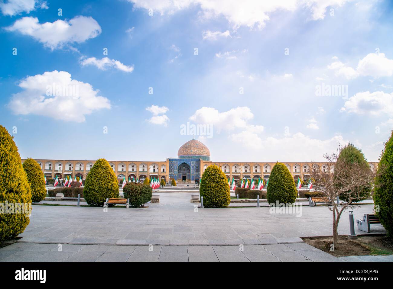 Sheikh Lotfollah Mosque, Isfahan, Iran - March 5, 2024: The mosque's ...