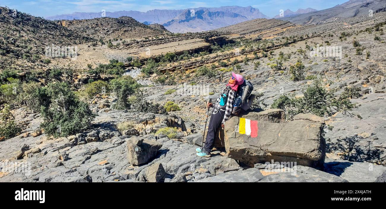 Trekking from Wakan to Ash Sawjrah in the Western Hajar Mountains ...