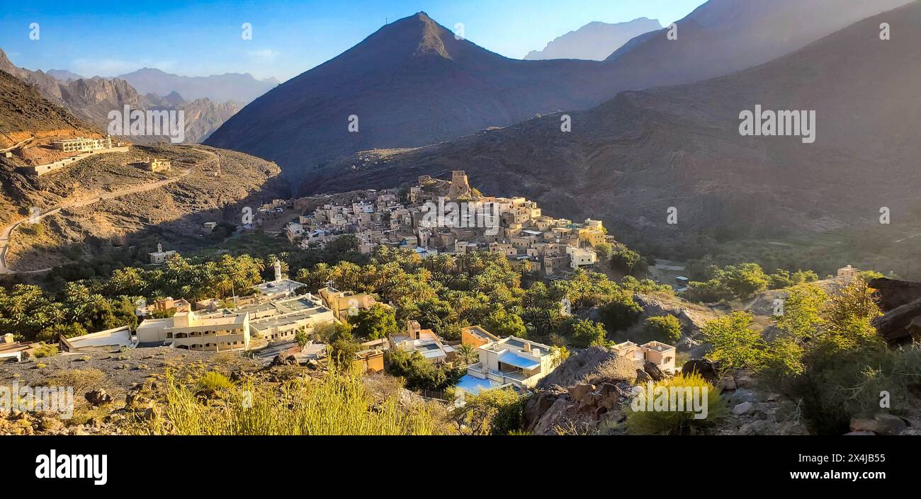 The lovely oasis village of Bald Sayt (Balad Sayt), Western Hajar ...