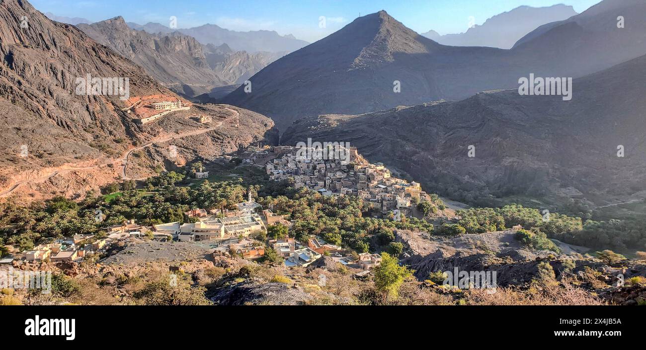 The lovely oasis village of Bald Sayt (Balad Sayt), Western Hajar ...