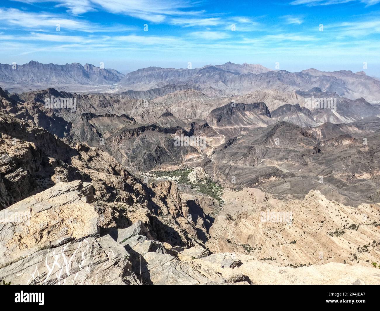 The lovely oasis village of Bald Sayt (Balad Sayt), Western Hajar ...