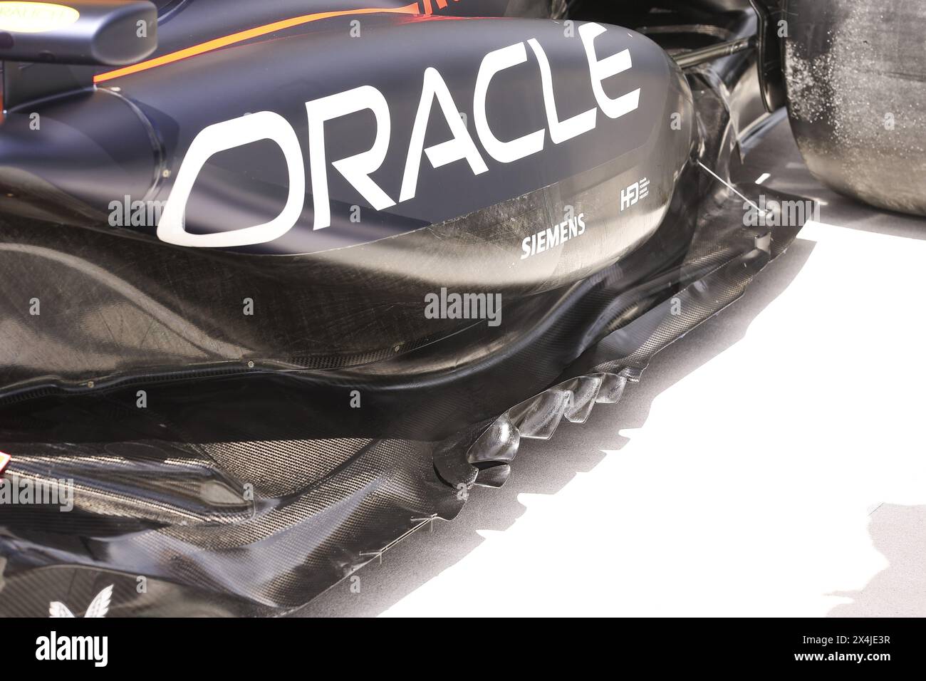 Red Bull Racing RB20, mechanical detail floor edge during the Formula 1 ...