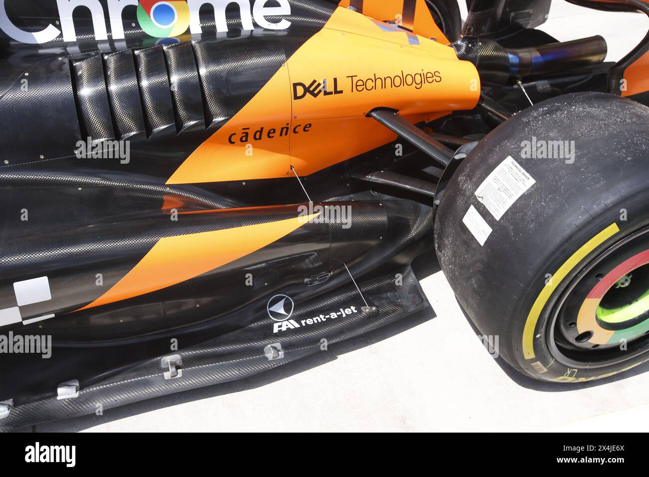 McLaren F1 Team MCL38, mechanical detail rear suspension, cooling ...