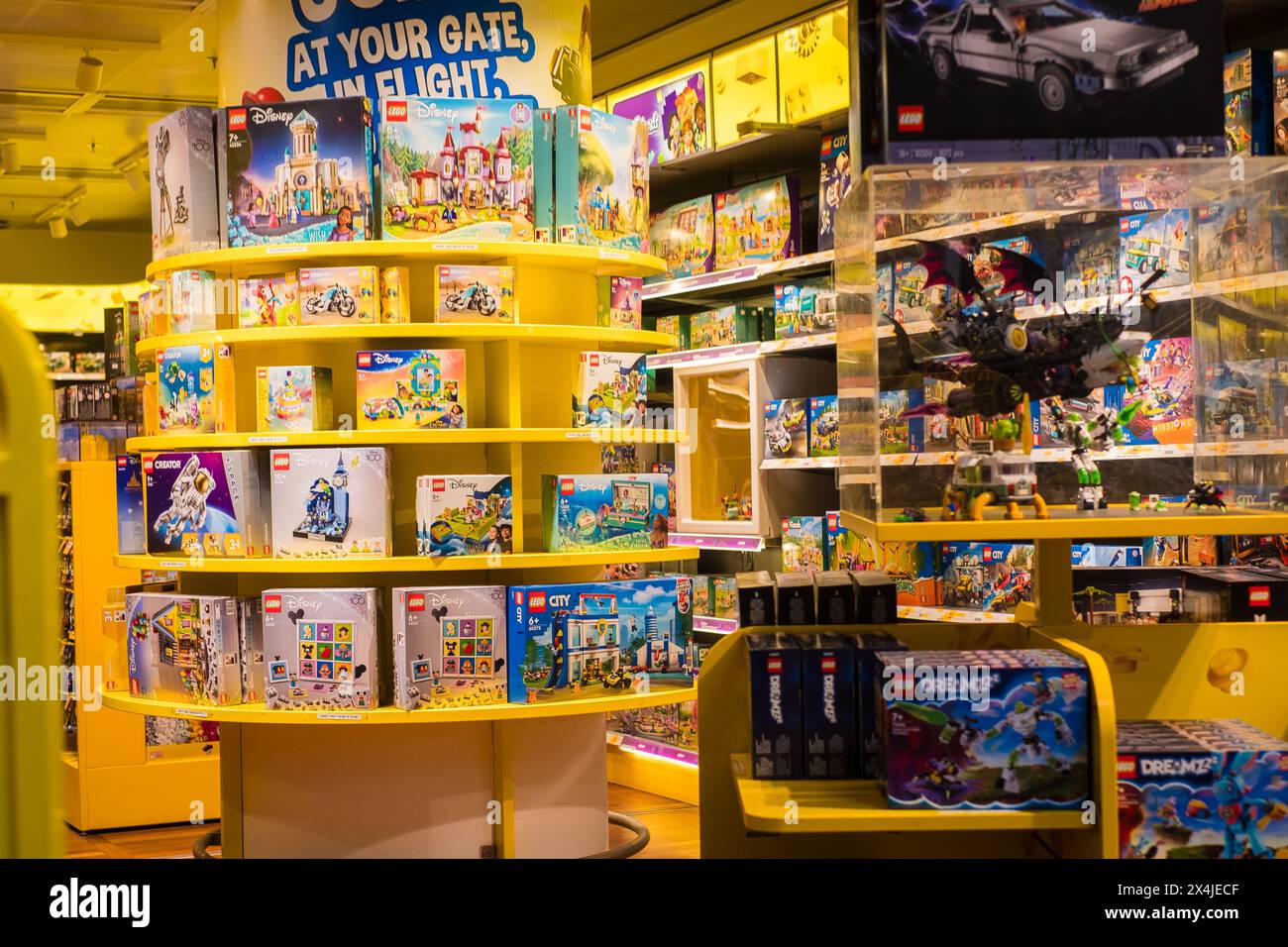 Copenhagen, Denmark - April 7, 2024: Lego brand shop in Copenhagen ...