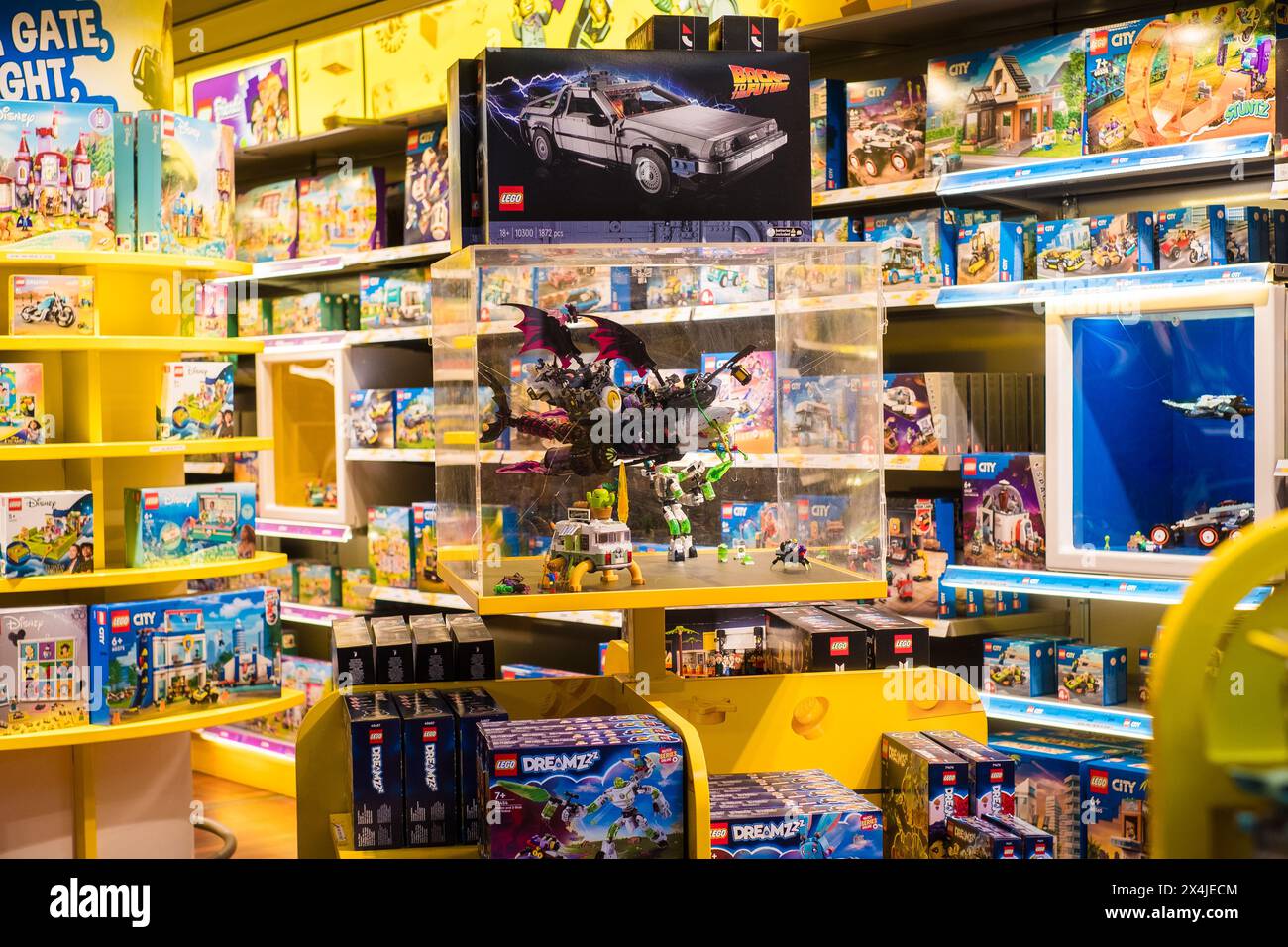 Copenhagen, Denmark - April 7, 2024: Lego brand shop in Copenhagen ...