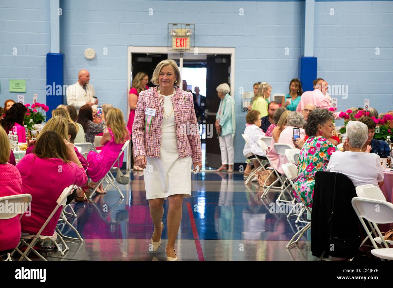 USA; 04-26-2024: The Apple Blossom Prayer Bruch at the Winchester ...