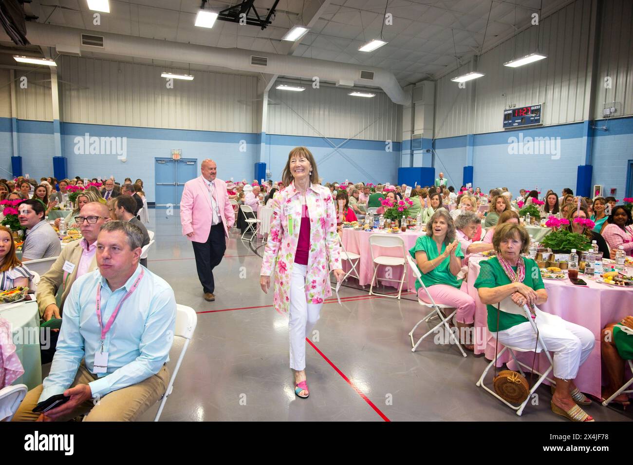USA; 04-26-2024: The Apple Blossom Prayer Bruch at the Winchester ...