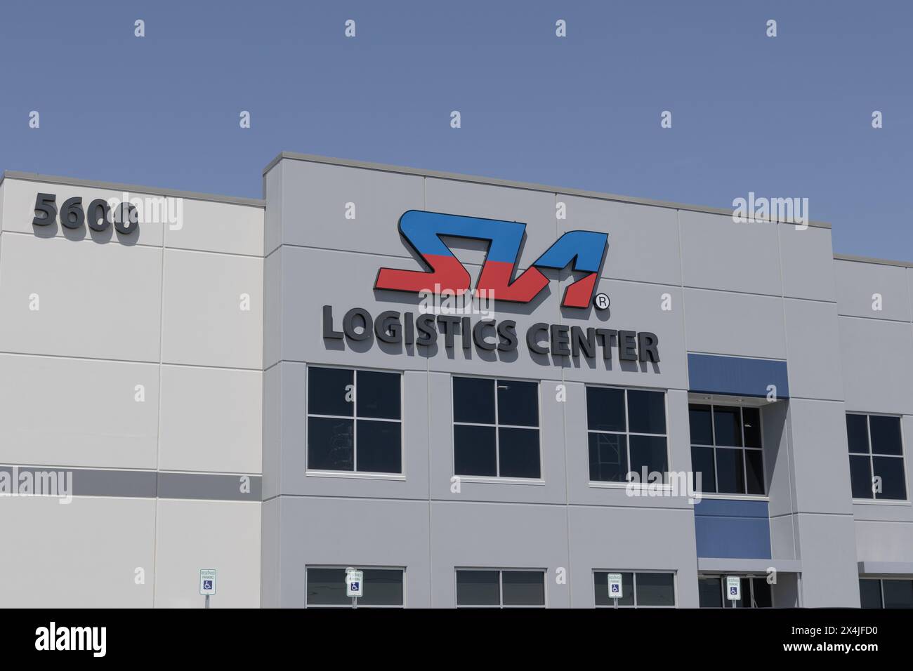 Lafayette - April 25, 2024: Subaru of Indiana Logistics Center. This ...