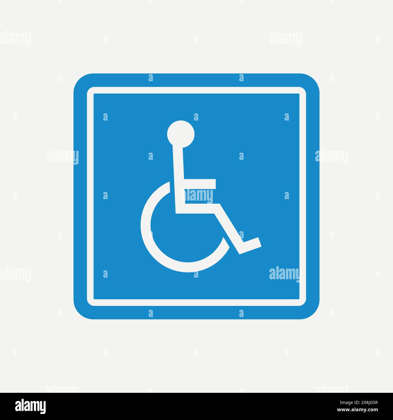 Disabled car only Stock Vector Images - Alamy